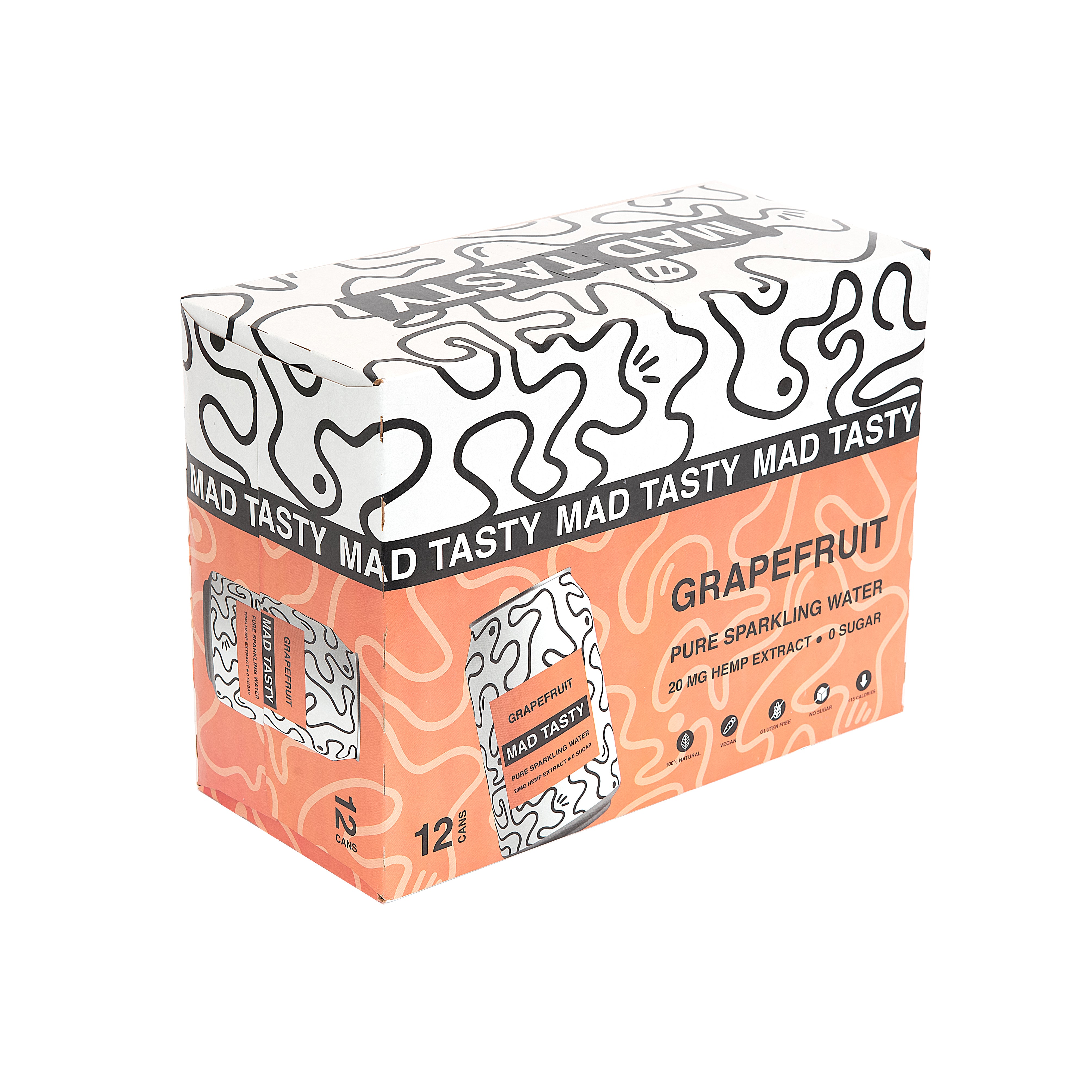 MAD TASTY RETAILER - Hemp Infused Sparkling Water – Mad Tasty Retailer